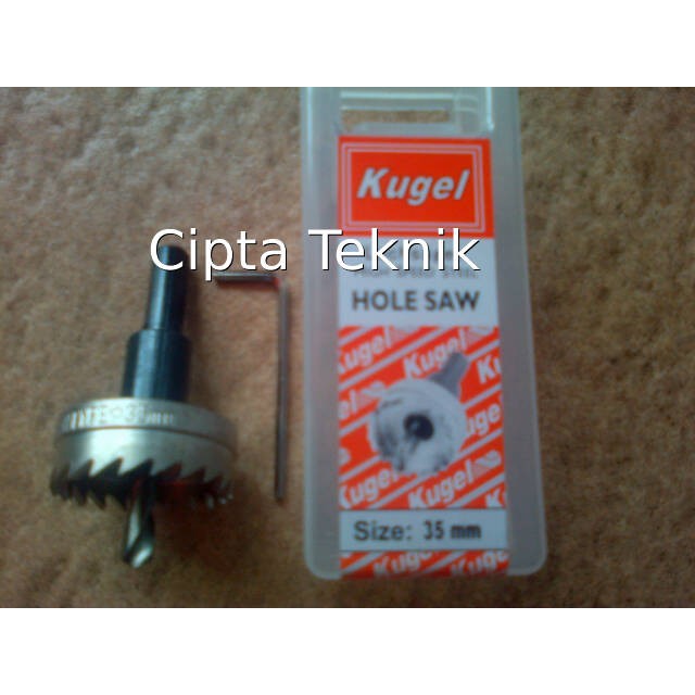 Jual Hole Saw Kugel 35 mm HSS Holesaw Kugel 35mm Bor Plong Alat Untuk ...