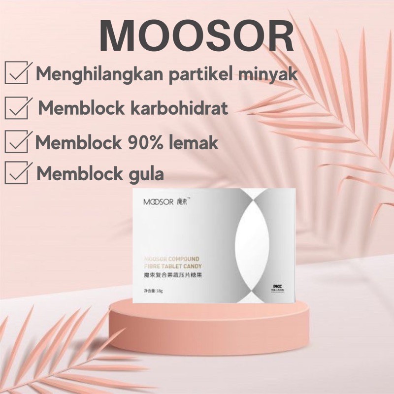 Jual MOOSOR COMPOUND FIBRE TABLET CANDY (OVAL) | Shopee Indonesia