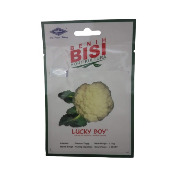 Jual Benih Kembang Bunga Kol Cauliflower Lucky Boy BISI Kemasan Home ...