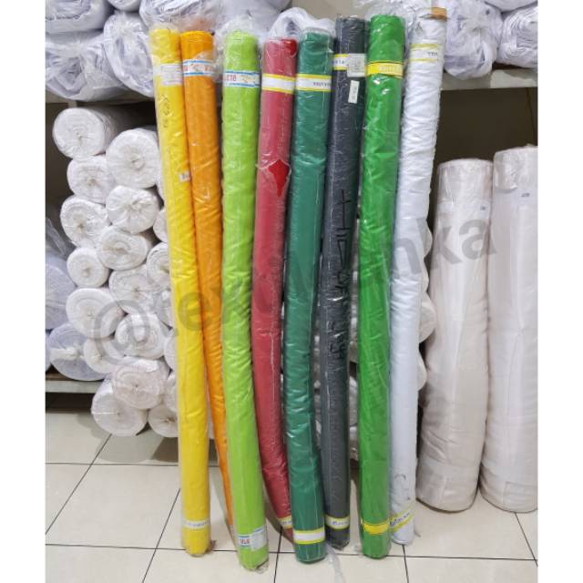 Jual Kain Satin Peles Feles (Saten Feles / Abutai) Warna Warni 45 Meter ...