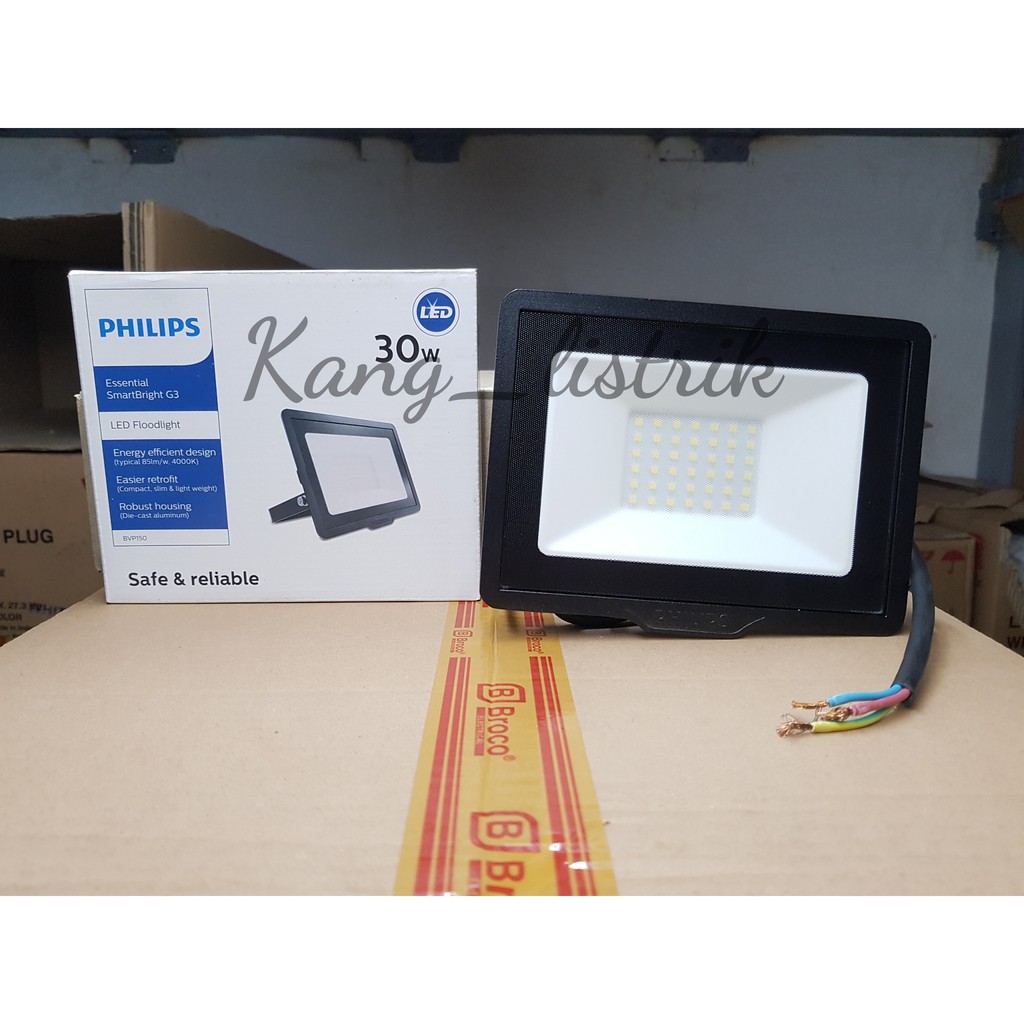 Jual Philips BVP150 Lampu Sorot Philips 30Watt / Flood Light 30W Cool White | Shopee Indonesia