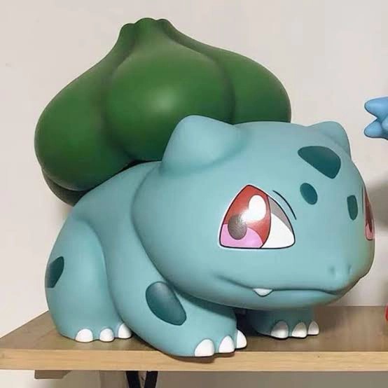 Jual Real Size Anime Scale 1:1 Leaf Pokemon Bulbasaur Super Cute Figure ...