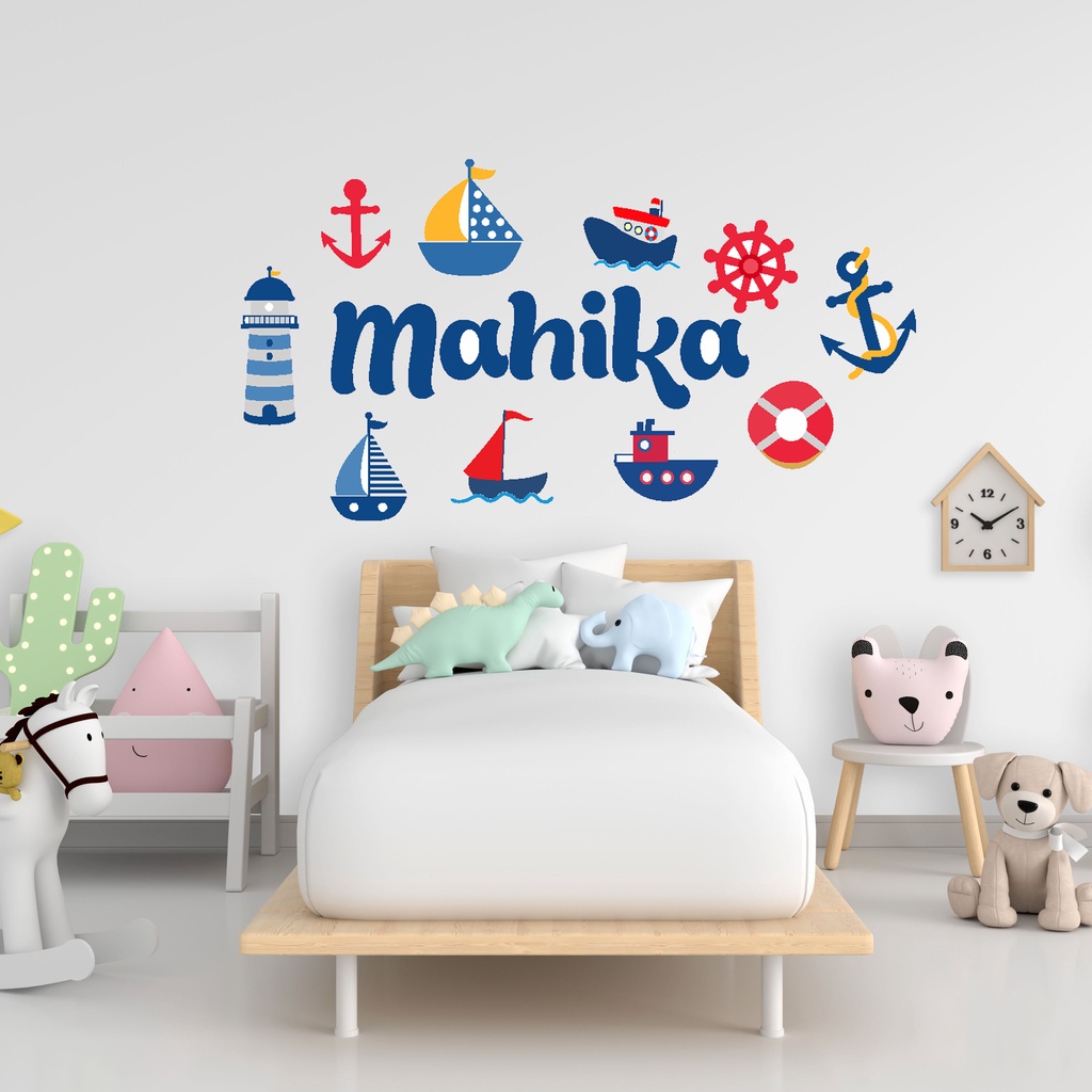 Jual [GALLERYFIVI] STIKER DINDING/WALL STICKER KAMAR TIDUR CUSTOM NAMA ...