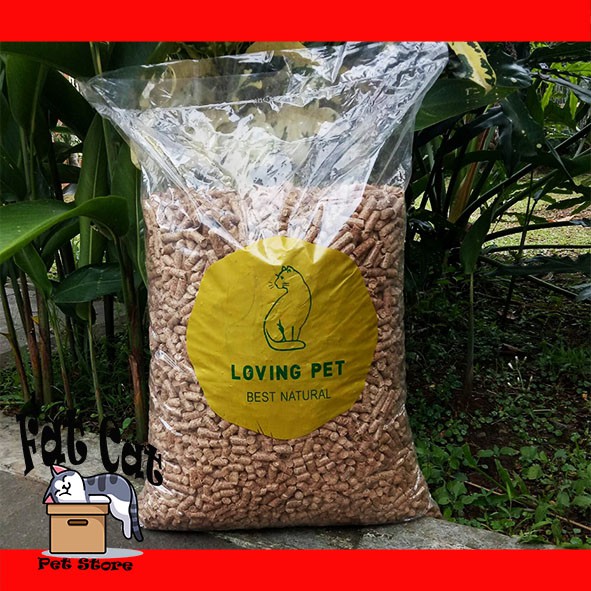 Jual Wood Pellet Cat Litter - Pasir Kucing Anjing Kelinci wood pelet ...