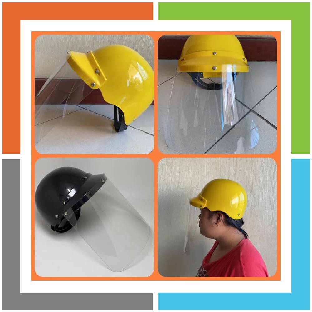 Jual HELM APD FACE SHIELD PELINDUNG WAJAH | Shopee Indonesia