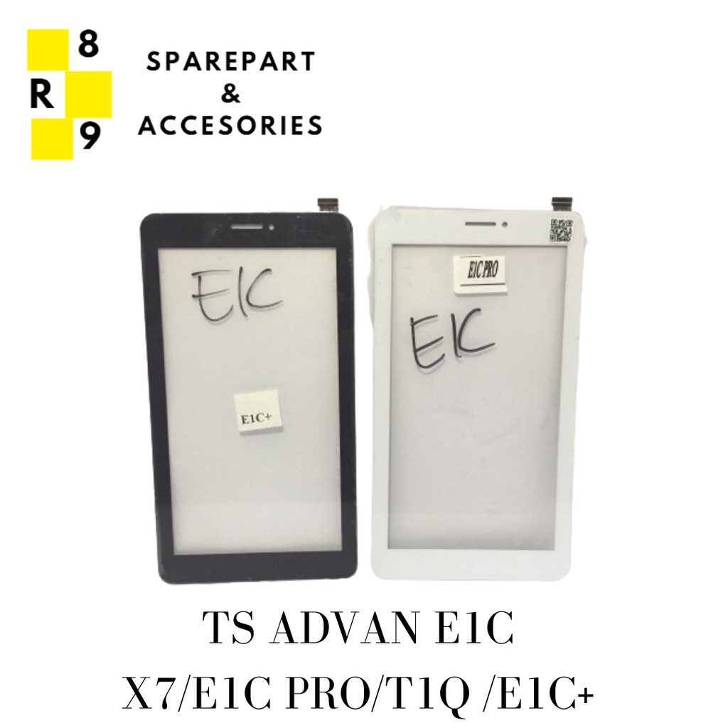 Jual TS TOUCHSCREEN ADVAN E1C / X7 / E1C PRO / T1Q / E1C+ PUTIH / HITAM ...