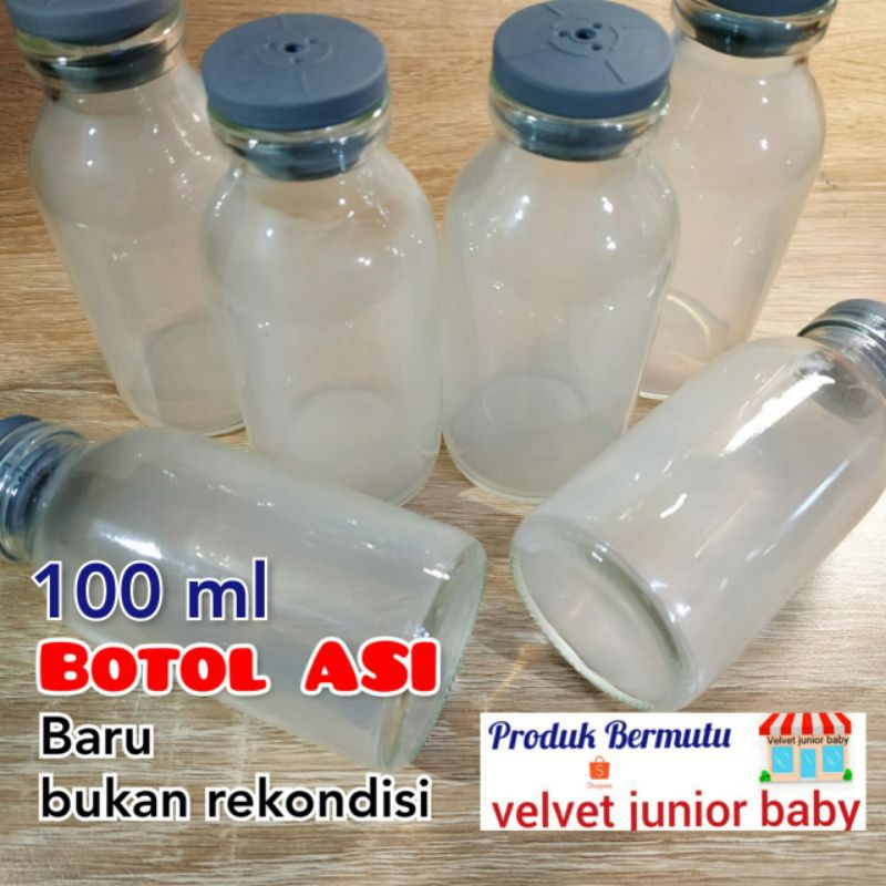 Jual Botol Asi Kaca 100 ml (Baru Bukan Rekondisi) | Shopee Indonesia