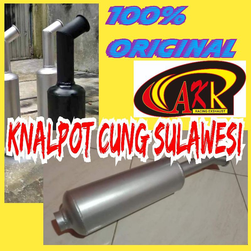 Jual knalpot cung chung bogar boga sulawesi original nii akr racing ...
