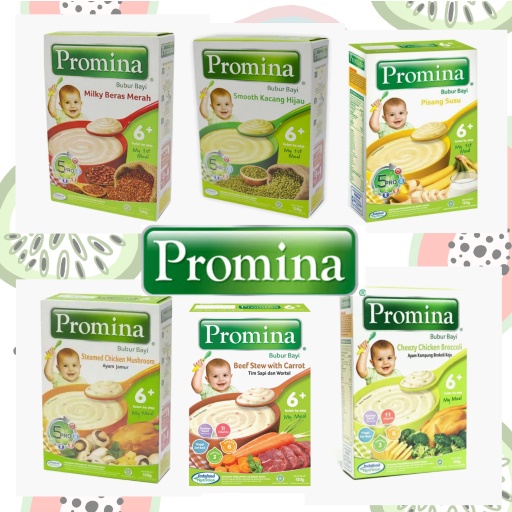 Jual Promina Bubur bayi 6+ 120g tim sapi Wortel,ayam kampung brokoli ...