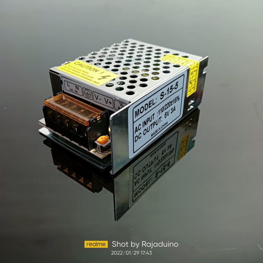 Jual Power Supply 5V 3A Switching PSU SMPS Adaptor jaring | Shopee ...