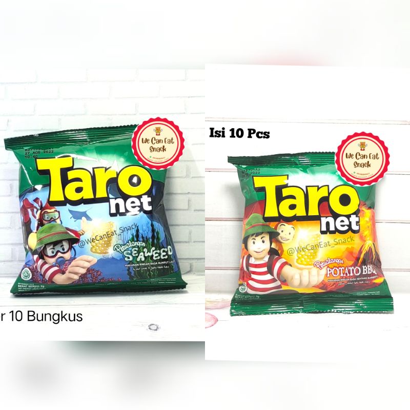 Jual Chiki Taro Rasa Seaweed/BbQ 9gr (isi 10) | Shopee Indonesia