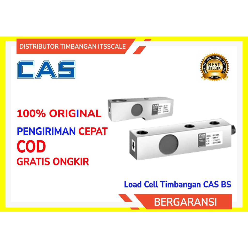 Jual Load Cell Timbangan CAS BSS Kapasitas. 250kg - 5Ton | Shopee Indonesia