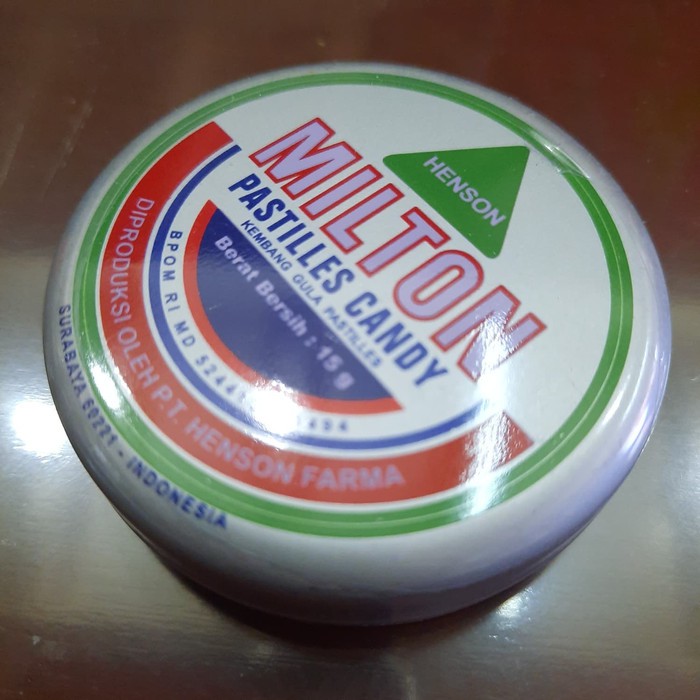 Jual Permen Pastilles Kembang Gula MILTON 15 Gr Pastiles Candy Pelega ...