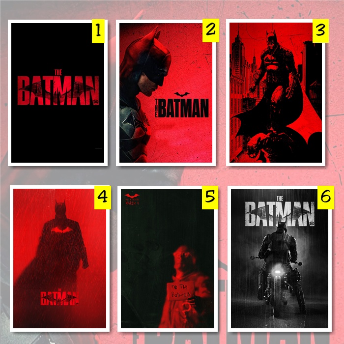 Jual Poster film The Batman | Robert Pattinson - hiasan dinding ...