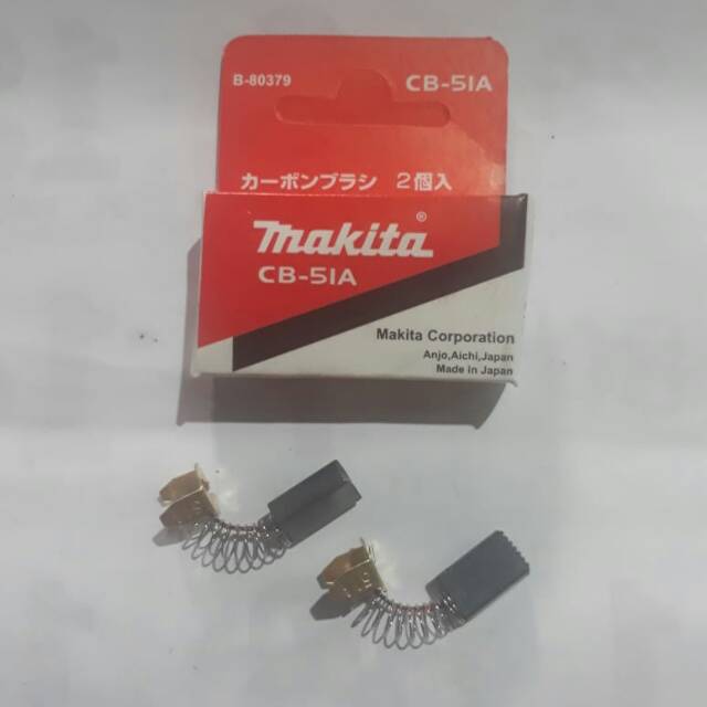 Jual Carbon Brush CB 51 A Makita/Sepul/Bostel/Arang CB 51 A Makita Made in Japan | Shopee Indonesia