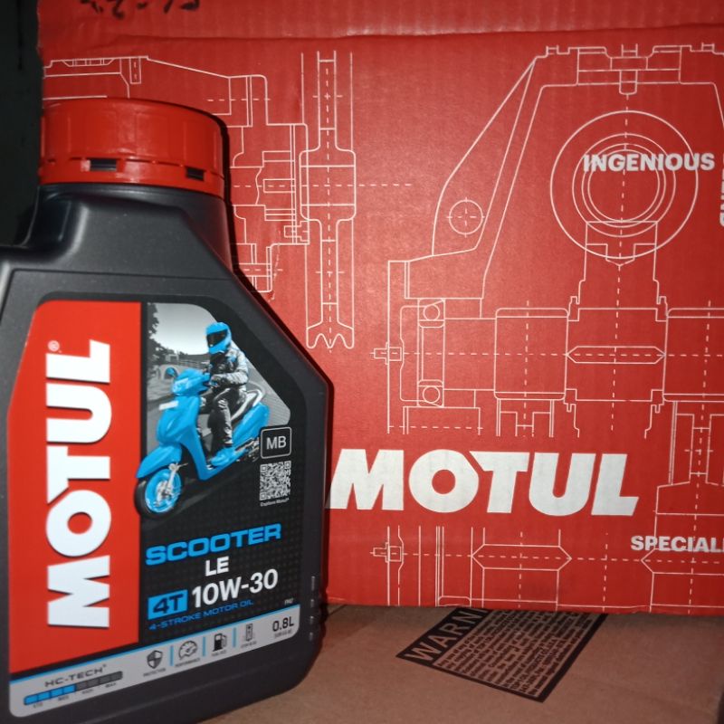 Jual Motul Scooter LE 4T Matic 10W-30 800mL | Oli Motor Matic | Shopee Indonesia