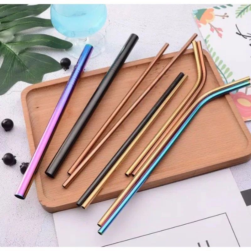 Jual STAINLESS STRAW PIPET SEDOTAN STAINLESS BESI | Shopee Indonesia