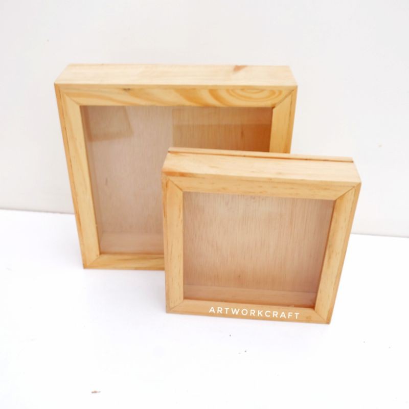 Jual Frame kayu 45 x 45 cm | Shopee Indonesia