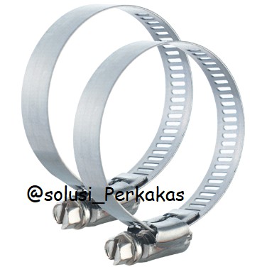 Jual Klem selang / hose clamp 6" Stanless Steel 6 inch | Shopee Indonesia