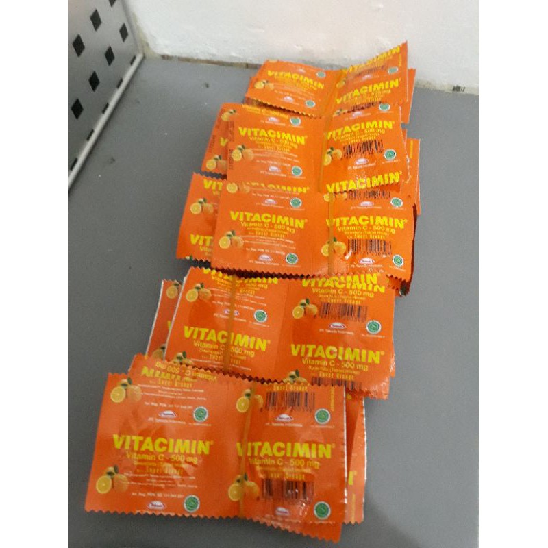 Jual Tablet hisap Vitamin C sachet 500mg | Shopee Indonesia
