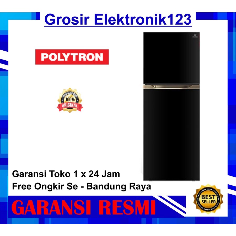 Jual KULKAS POLYTRON REFRIGERATOR 2 DOOR PRM 430X | Shopee Indonesia