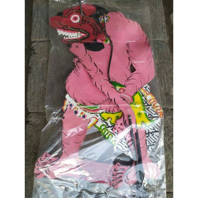 Jual Kerajinan Wayang Kulit Buto Raksasa Gulung Muka Merah | Shopee ...