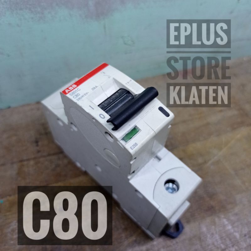 Jual MCB ABB S801C C63 C80 C125 original miniature circuit breaker 63A 80A 125A 25kA MB5 ...
