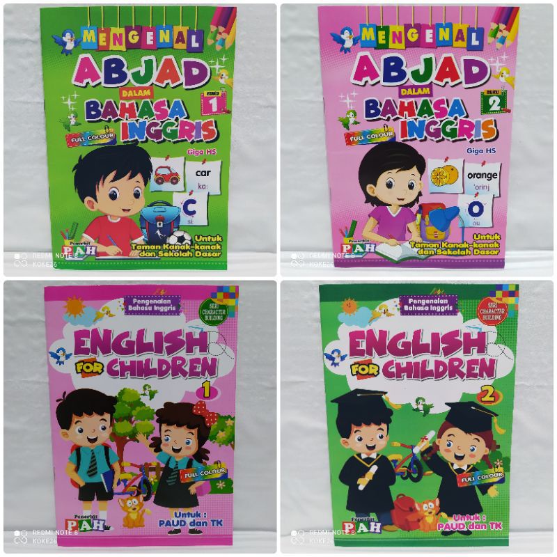 Jual Pengenalan Bahasa Inggris Anak-English For Cildren/Abjad dalam ...