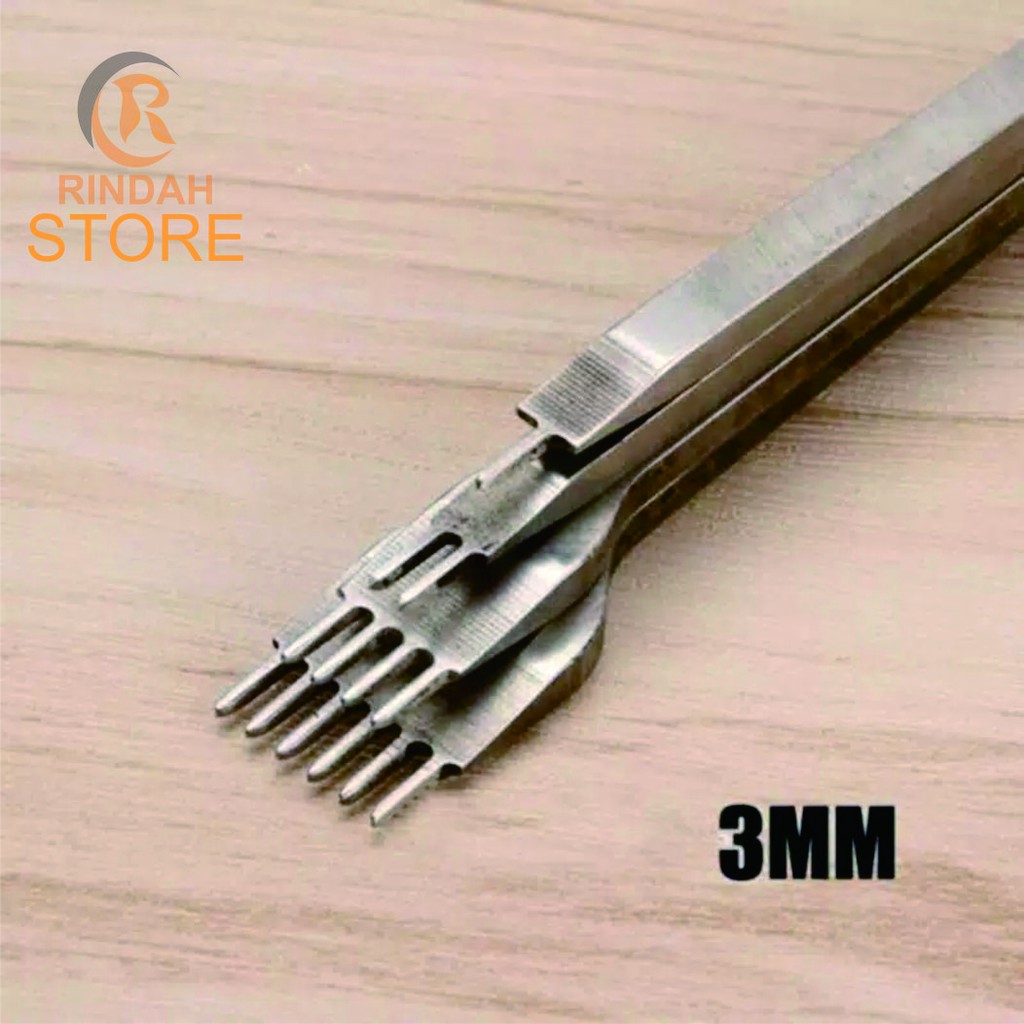 Jual Set 4pcs Alat Kerajinan Kulit Pelubang Kulit Plong Lacing ...