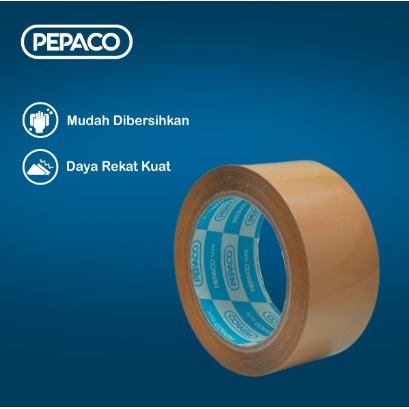 Jual Pepaco Lakban / Plakban / Isolasi Coklat uk. 2 inch x 90 yard (1 ...