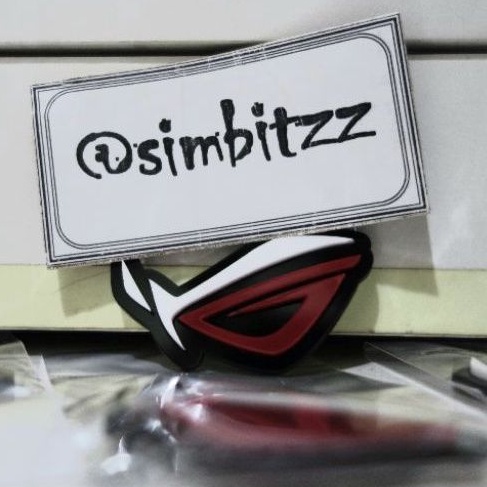 Jual Sticker Stiker Emblem Timbul 3D ASUS ROG Acrylic Akrilik Full ...