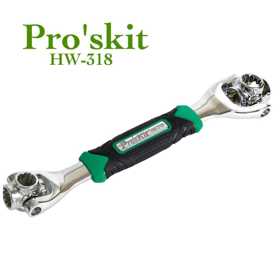 Jual PROSKIT HW-318 Multifunction Socket Wrench / Kunci Socket Multifungsi | Shopee Indonesia