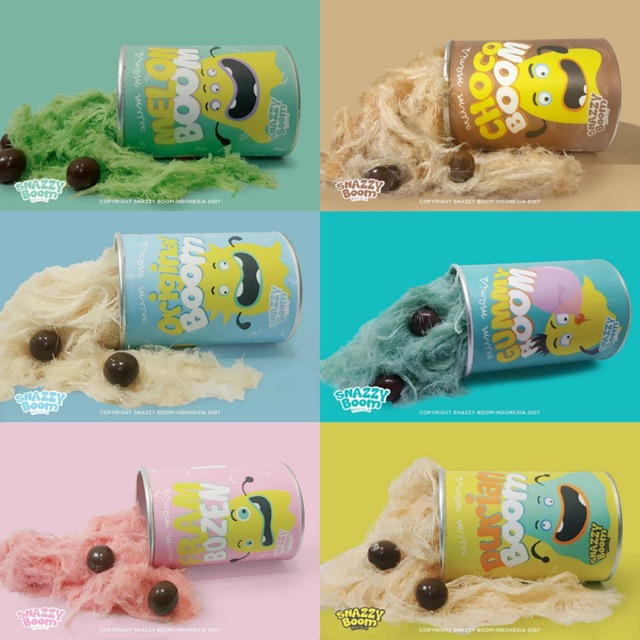 Jual Snazzy boom (durian,choco,melon,gumy,original,frambozen) | Shopee ...