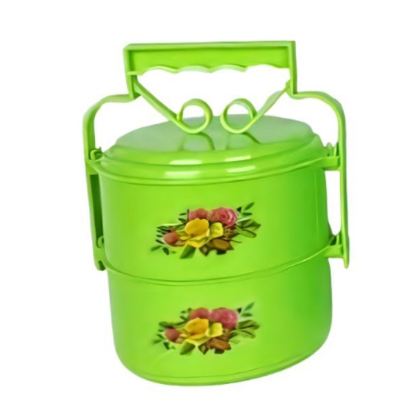 Jual RANTANG PLASTIK 2 SUSUN WARNA/ TEMPAT PENYIMPANAN MAKANAN / FOOD ...