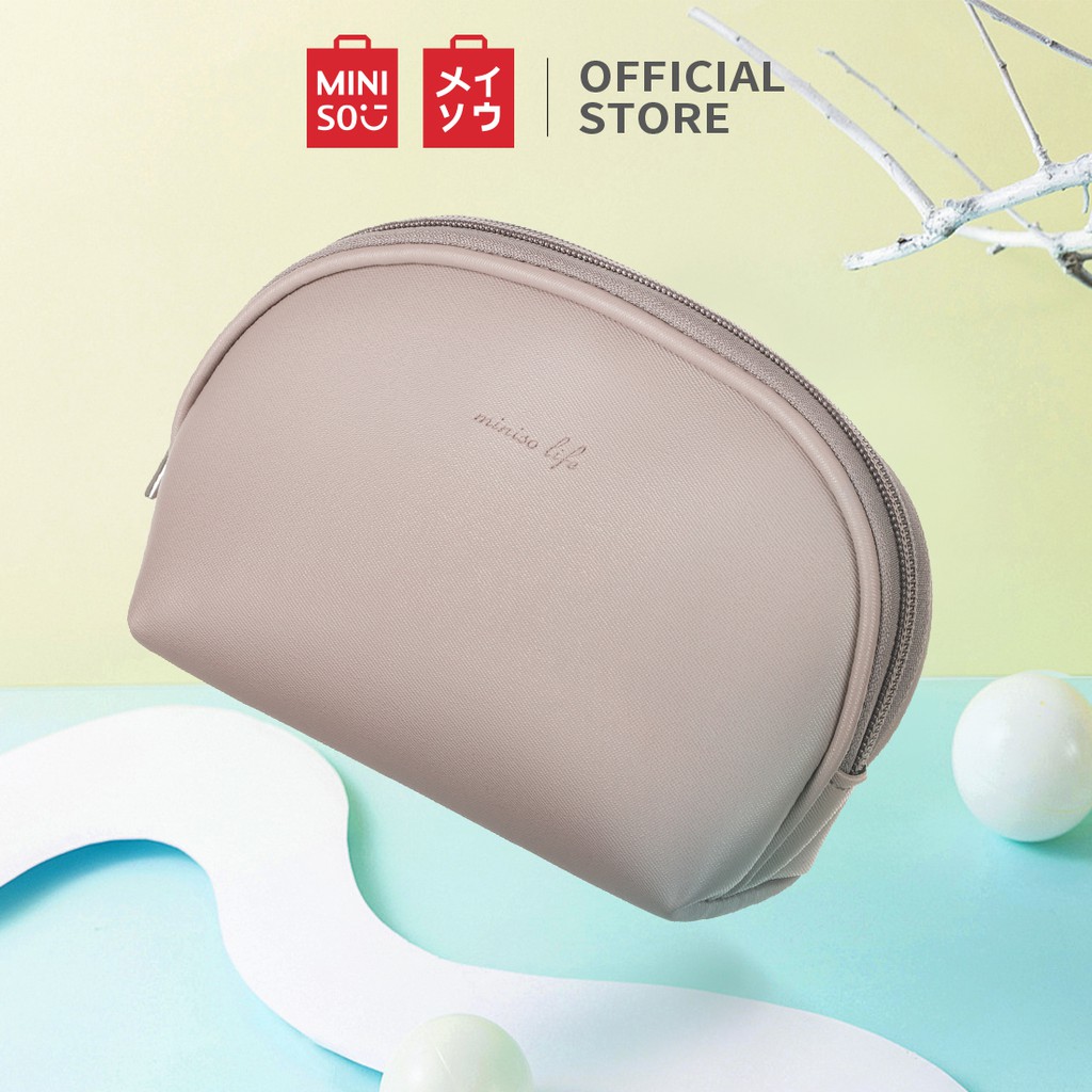 Jual MINISO Pouch Penyimpanan Kosmetik Makup Cosmetic Pouch Simple ...