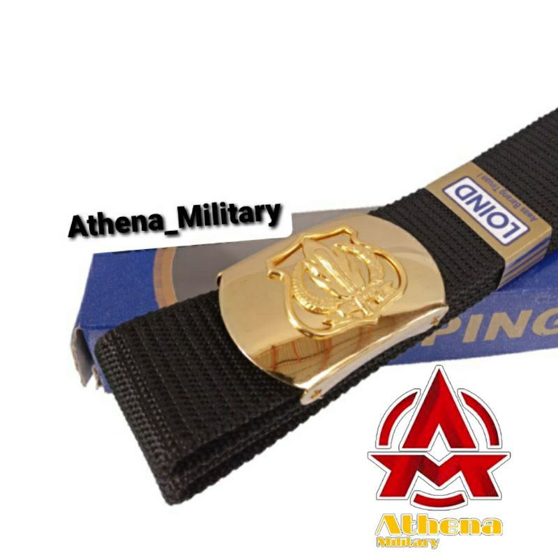 Jual Sabuk Satpam LOIND polos jepit 2 Original | Ikat Pinggang Satpam LOIND polos | Gesper ...