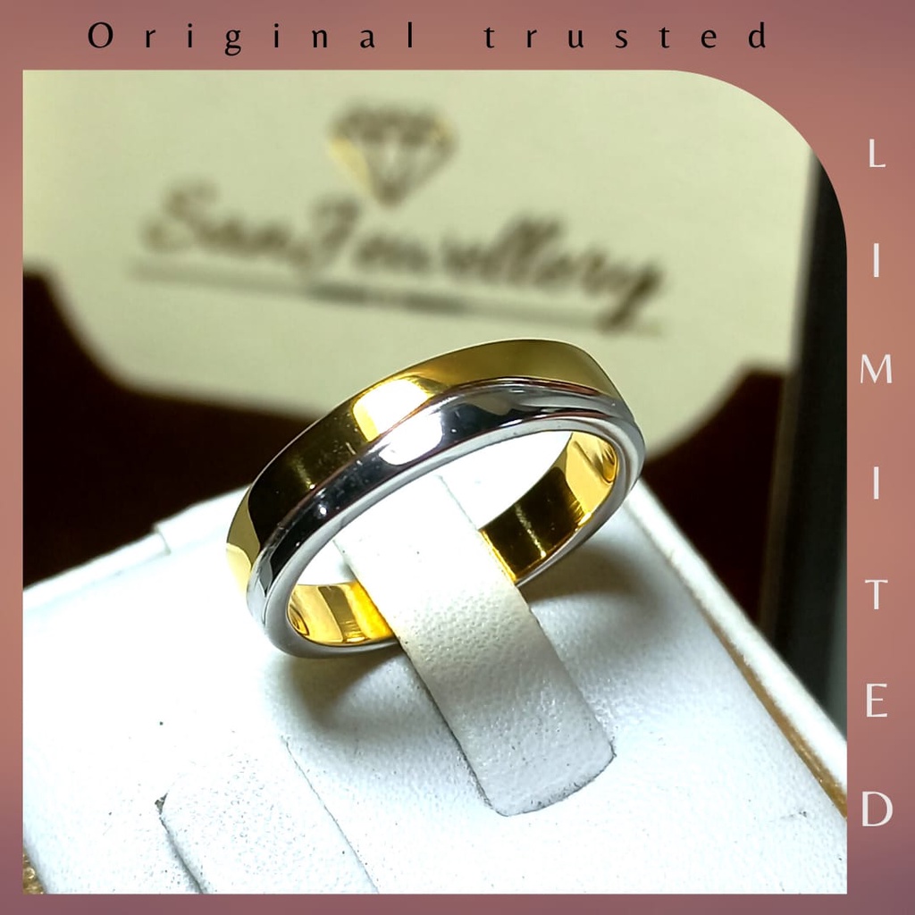 Jual Cincin perak pria custom platinum palladium emas nikah tunangan ...