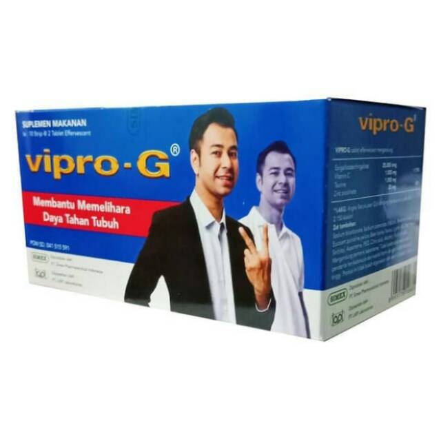 Jual VIPRO G TABLEY EFFERVESCENT MULTIVITAMIN C 1000 DEWASA | Shopee ...
