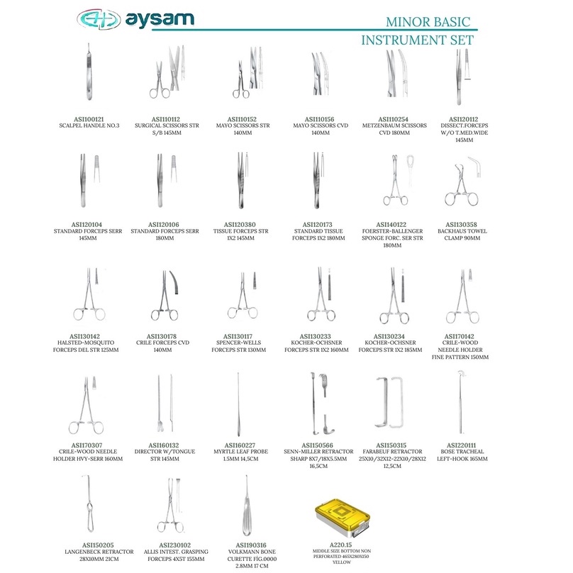 Jual Aysam AYSAM MINOR BASIC INSTRUMENT SET | Shopee Indonesia