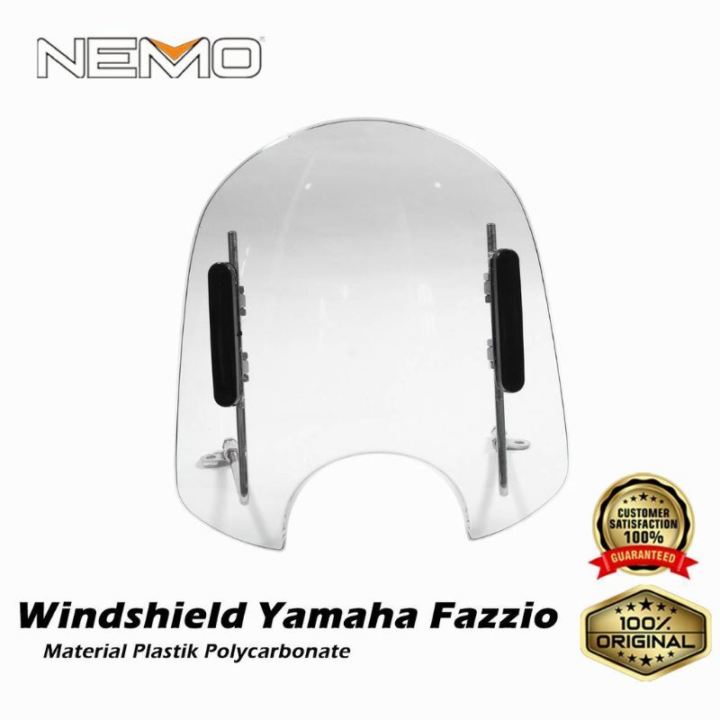 Jual winshield yamaha fazzio winshield visor yamaha fazzio nemo ...