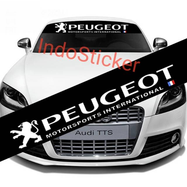 Jual Stiker kaca mobil peugeot sticker kaca blok mobil peugeot sport ...