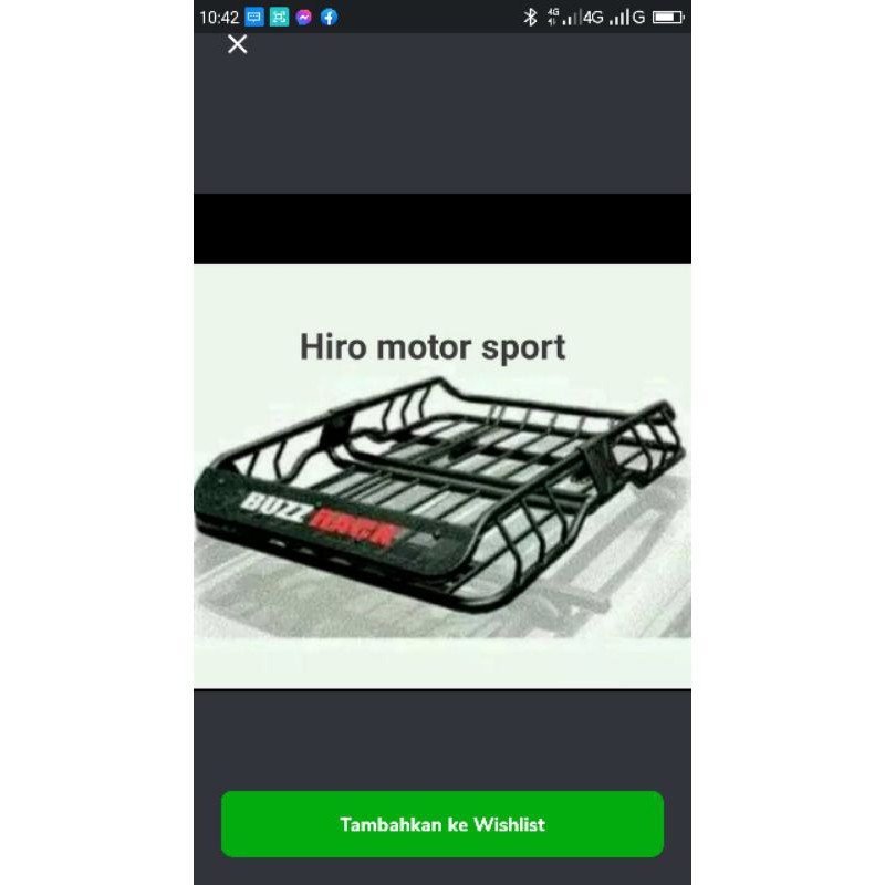Jual buzz rack buzzrack rak barang bagasi atas mobil | Shopee Indonesia