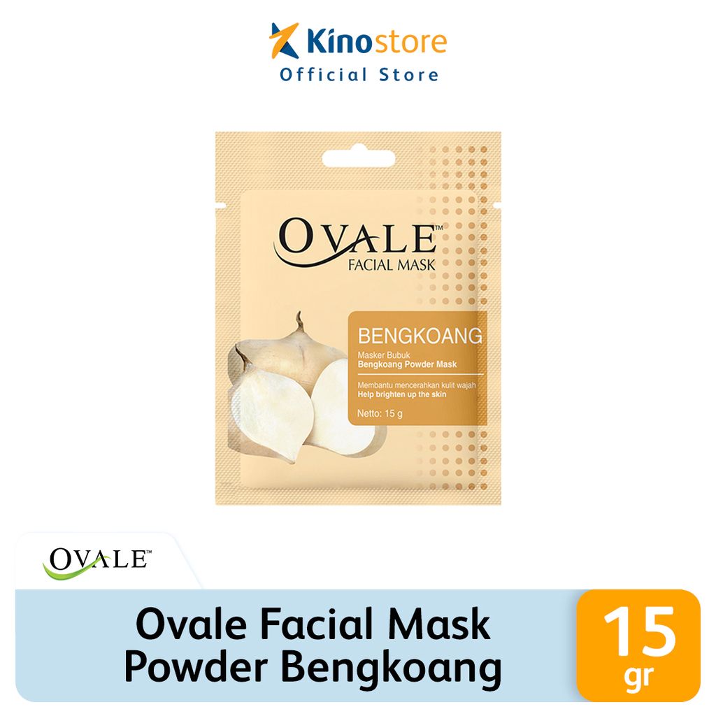 Jual Free Ovale Facial Mask Powder Bengkoang Sachet 15gr | Shopee Indonesia