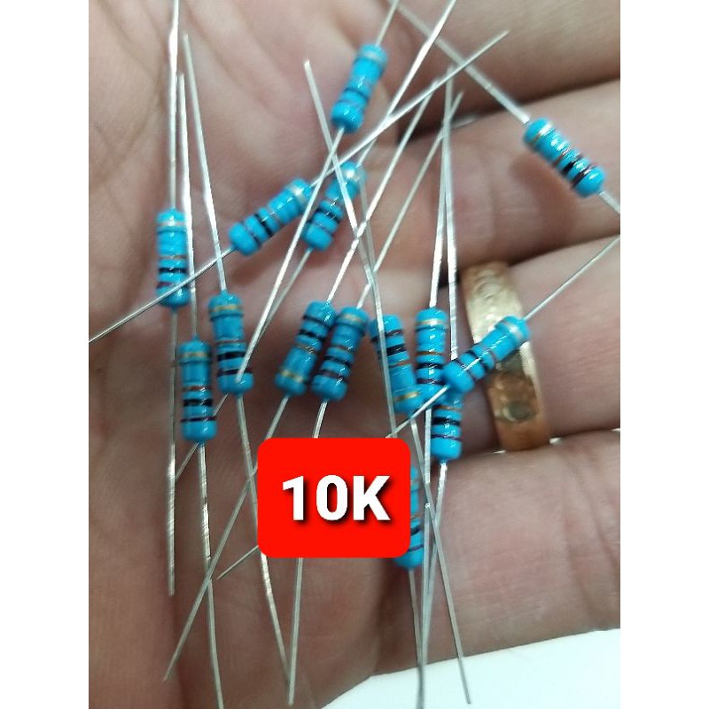 Jual Resistor 10K 1/2Watt Toleransi 5%(100pcs) | Shopee Indonesia