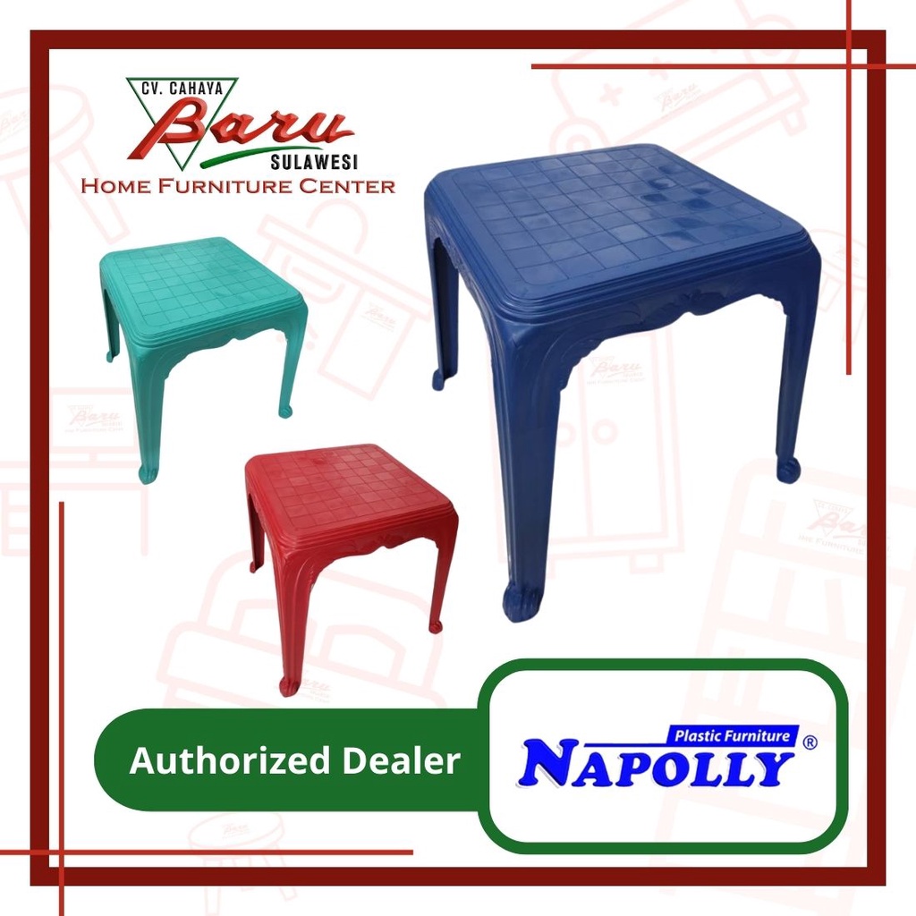 Jual Meja Plastik Napolly 4242 - KHUSUS MAKASSAR | Shopee Indonesia