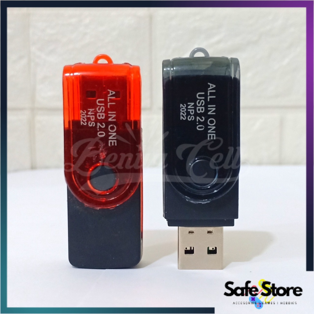 Jual CARD READER PUTAR 4SLOT - CARDREADER MULTI ALL IN ONE 4 SLOT USB 2 ...