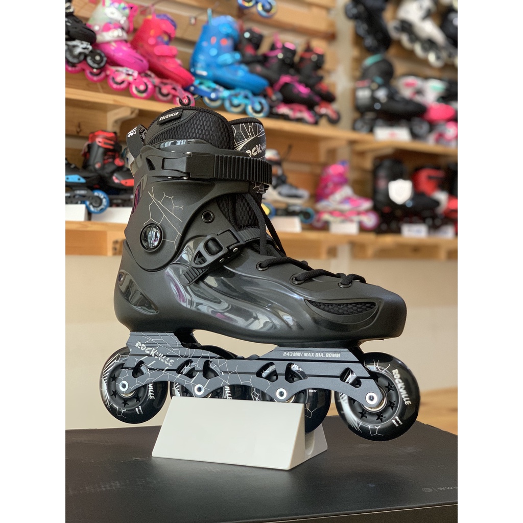 Jual Sepatu Roda Inline Skate BKB Rockville E3 Black | Shopee Indonesia