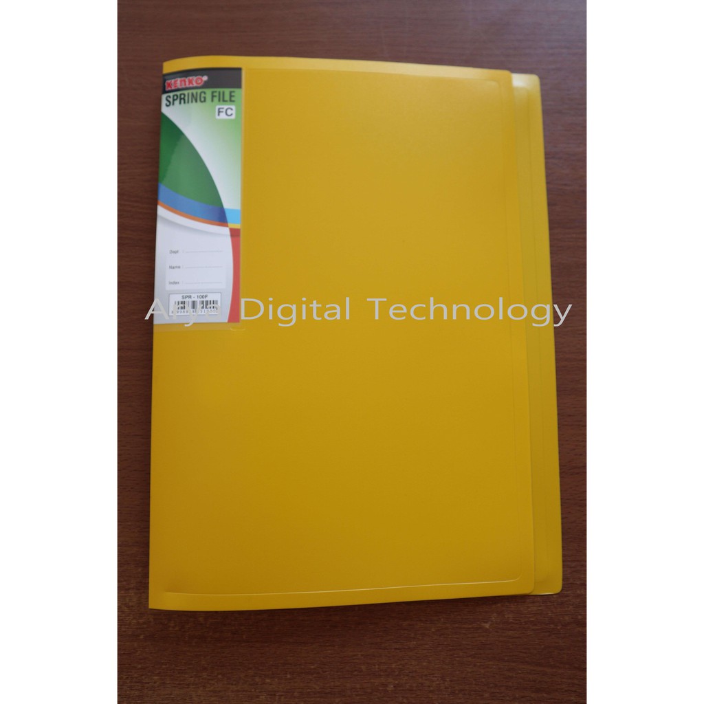Jual Spring File Kenko Folio SPR 100F Kuning Folder Map Snell Plastik ...