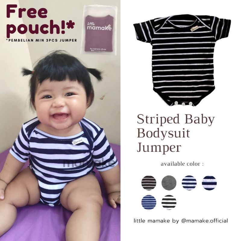 Jual Jumper bayi Bodysuit baby motif garis | Shopee Indonesia Jual Jumper bayi Bodysuit baby motif garis | Shopee Indonesia