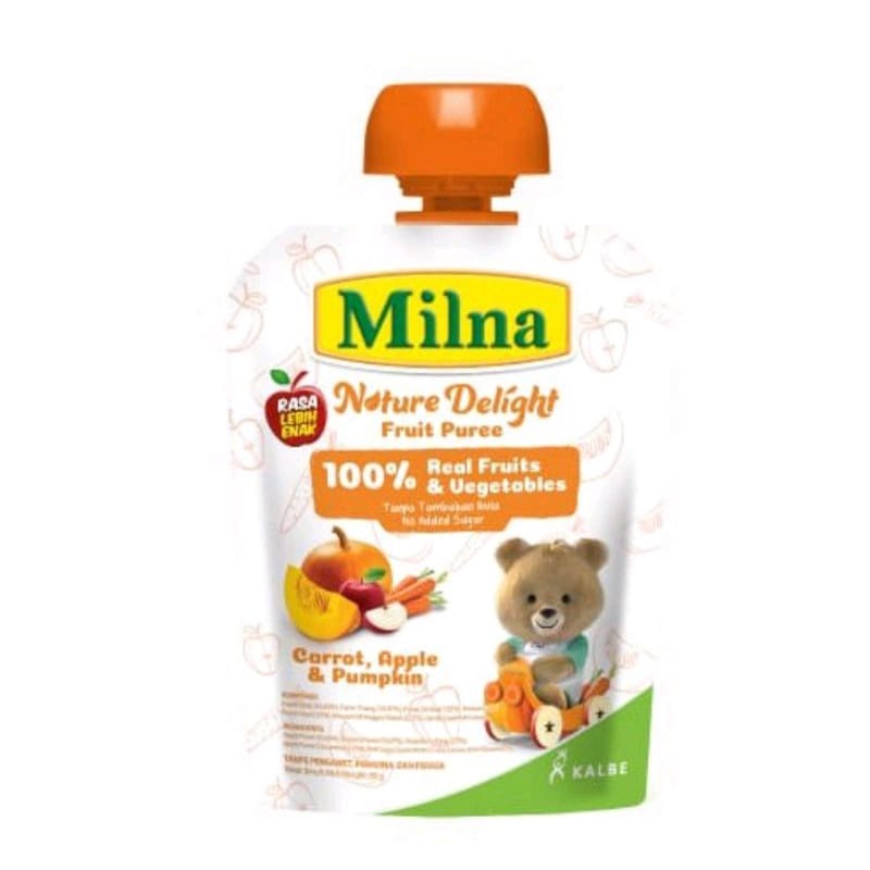 Jual Milna Nature Delight 80 Gr Fruit Puree | Shopee Indonesia